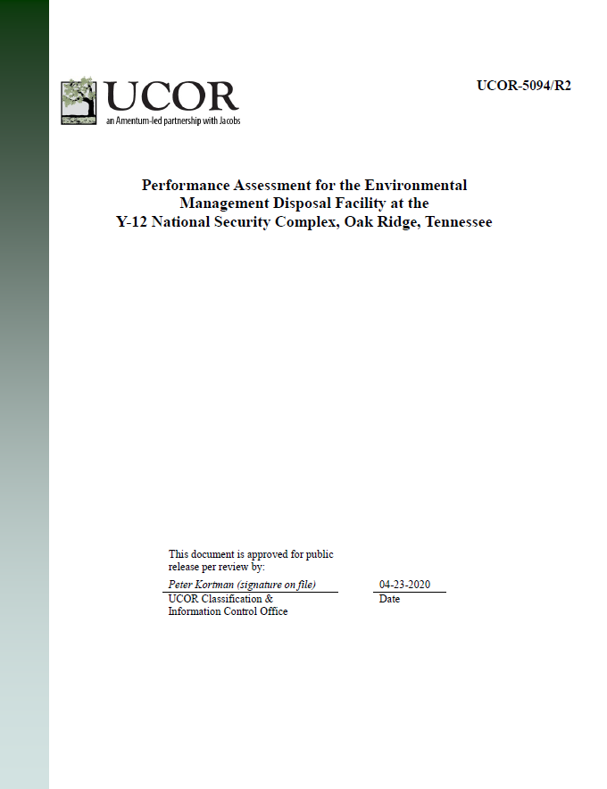 EMDF Information - UCOR