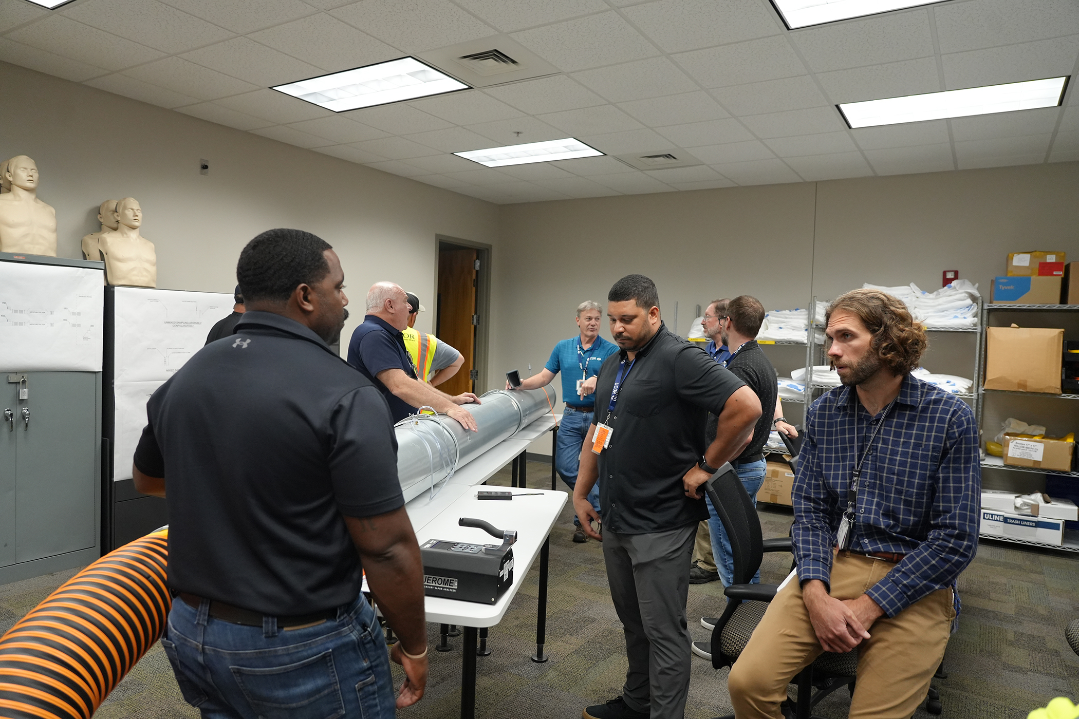 Ventilation test aims to reduce mercury vapor exposure - UCOR